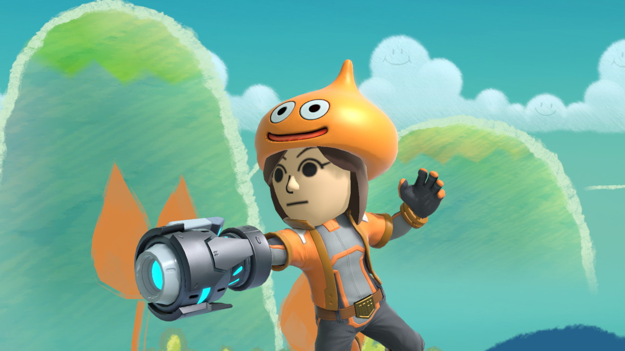 Slime Mii Hat Recolors Mod for Super Smash Bros. Ultimate | SSBU Mods