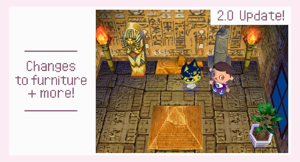 Ankha over Monique 2.0 Mod for Animal Crossing: Wild World | AC:WW Mods