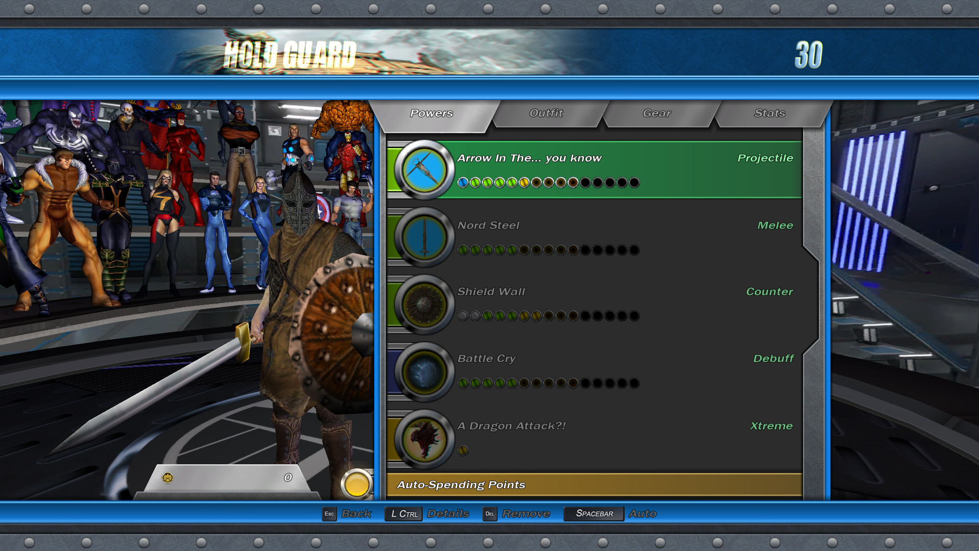 Hold Guard (Skyrim) Mod for Marvel: Ultimate Alliance | MUA Mods