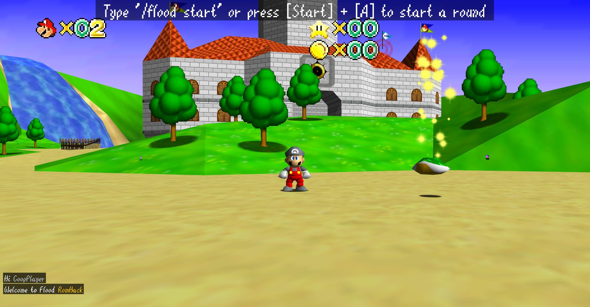 Flood Romhack (compatible with 100 romhacks) Mod for Super Mario 64 Co ...
