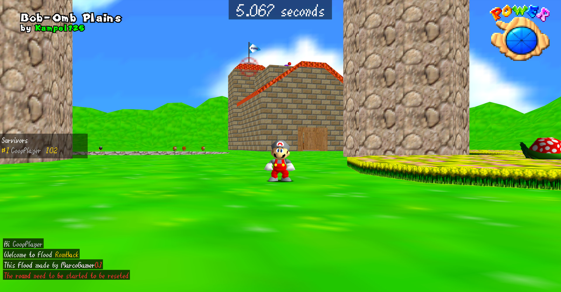 Flood Romhack (compatible with 100 romhacks) Mod for Super Mario 64 Co ...