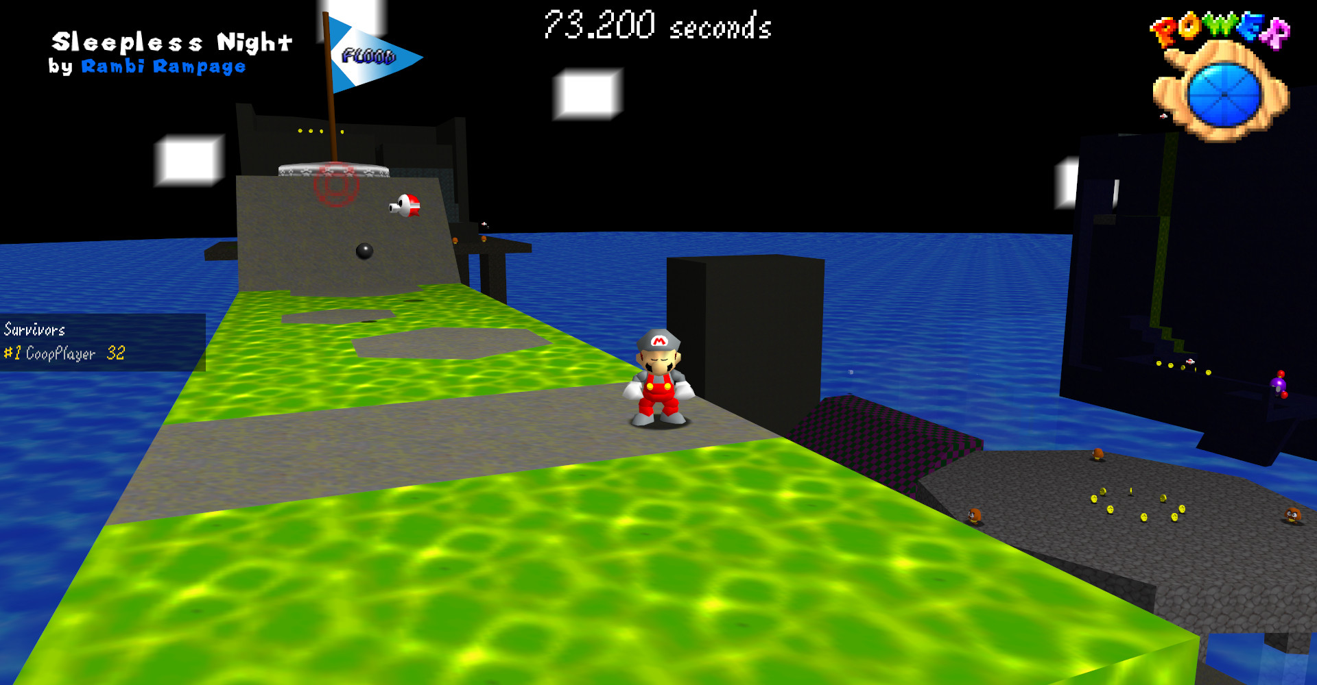 Flood Romhack (compatible with 100 romhacks) Mod for Super Mario 64 Co ...