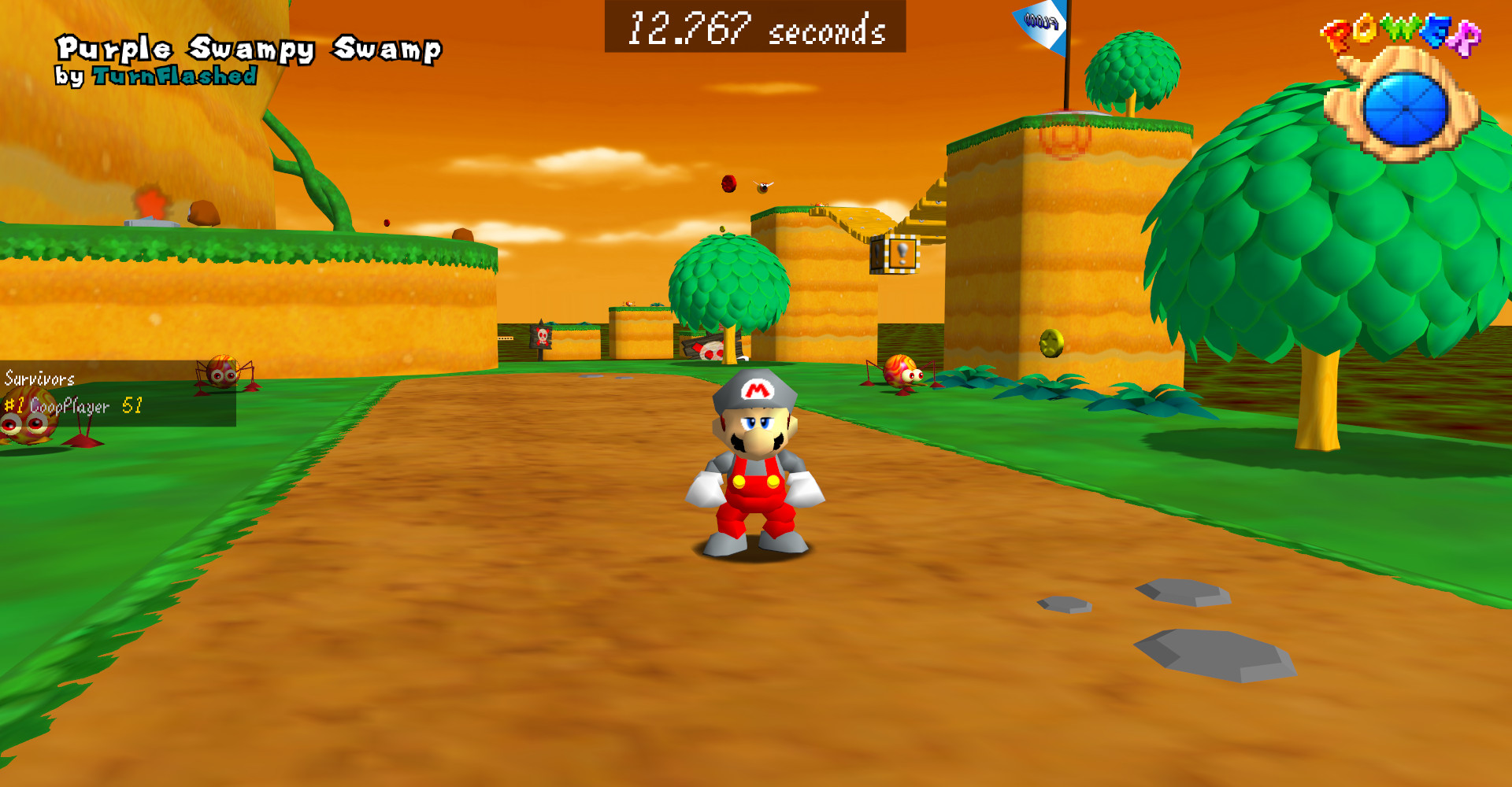 Flood Romhack (compatible with 100 romhacks) Mod for Super Mario 64 Co ...