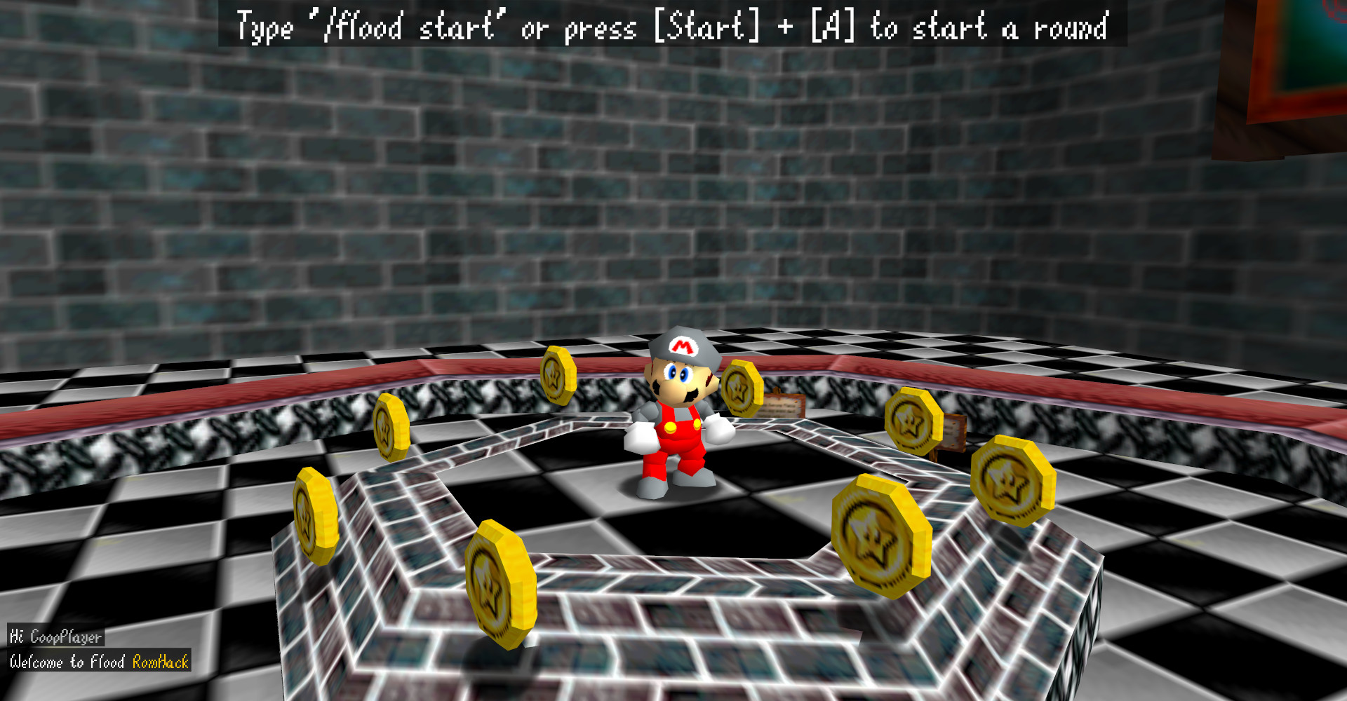 Flood Romhack (compatible with 100 romhacks) Mod for Super Mario 64 Co ...