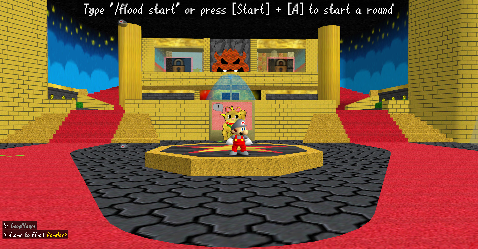 Flood Romhack (compatible with 100 romhacks) Mod for Super Mario 64 Co ...