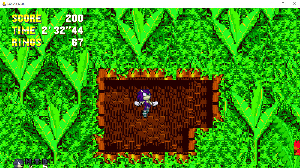 Advance Mephiles The Dark(Sonic Form)Over Tails Mod for Sonic 3 A.I.R ...