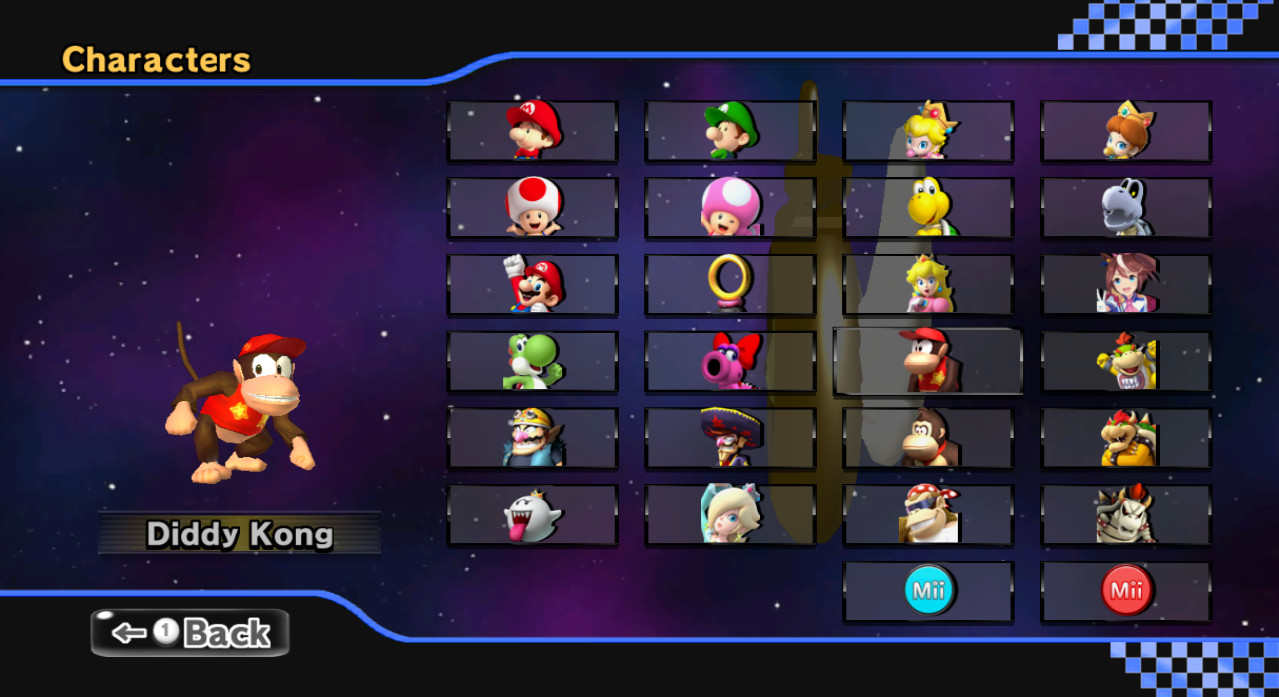 Diddy Kong (Design of Bananza) Mod for Mario Kart Wii | MKWii Mods