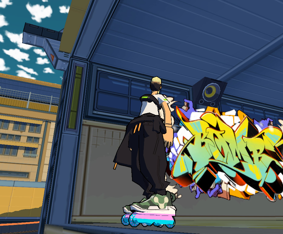 Trans Pride Custom Inlines (DripRemix) Mod for Bomb Rush Cyberfunk | BRC Mods