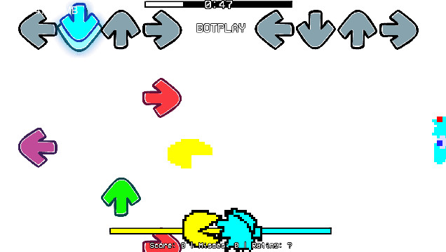 FNF Vs Pac-Man (One-shot) Mod for Friday Night Funkin' | FNF Mods