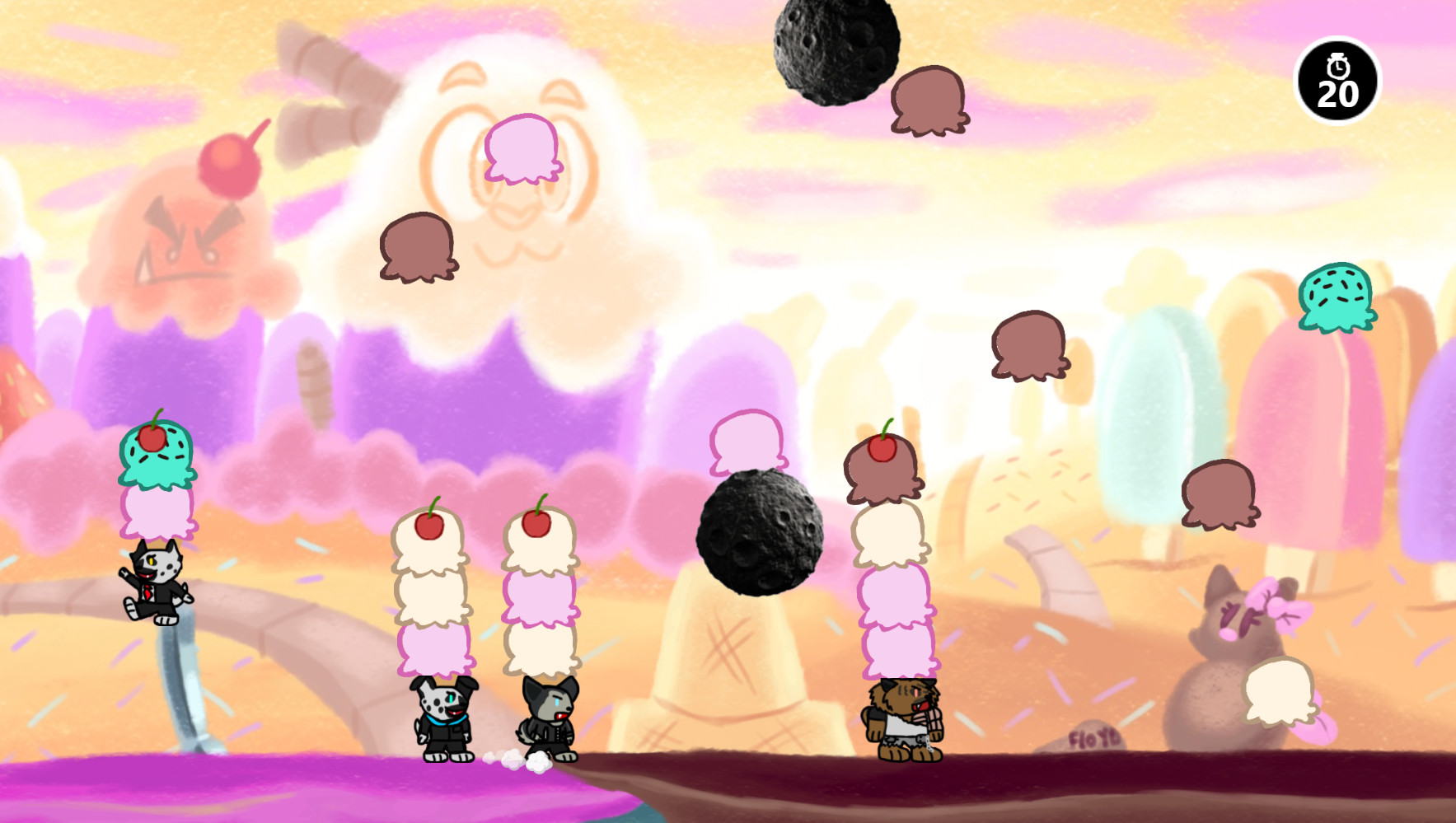 Ginga CHAOS Character Pack Mod for Party Project | PProject Mods