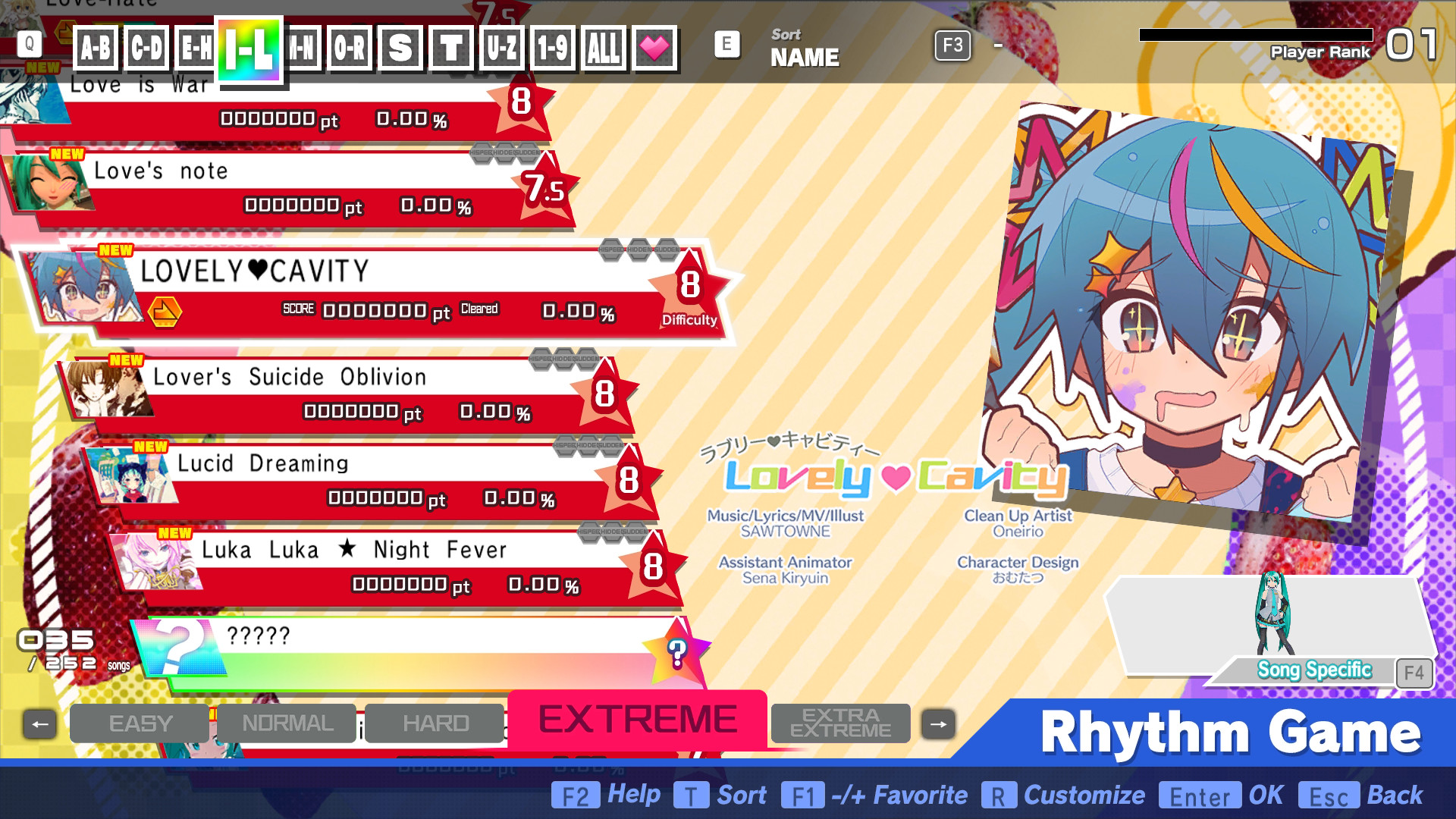 LOVELY♥CAVITY Mod for Hatsune Miku: Project DIVA Mega Mix+ | PDMegaMix+ Mods