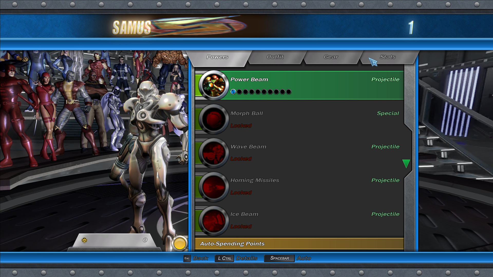 Metroid Prime 2: Echoes Light Suit Samus Mod for Marvel: Ultimate ...