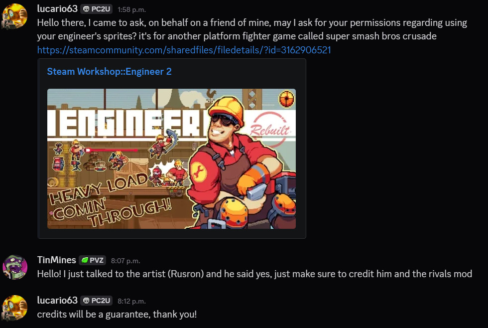 The engineer (tf2) (cmcv8/9.5) Mod for Super Smash Bros. Crusade | SSBC ...