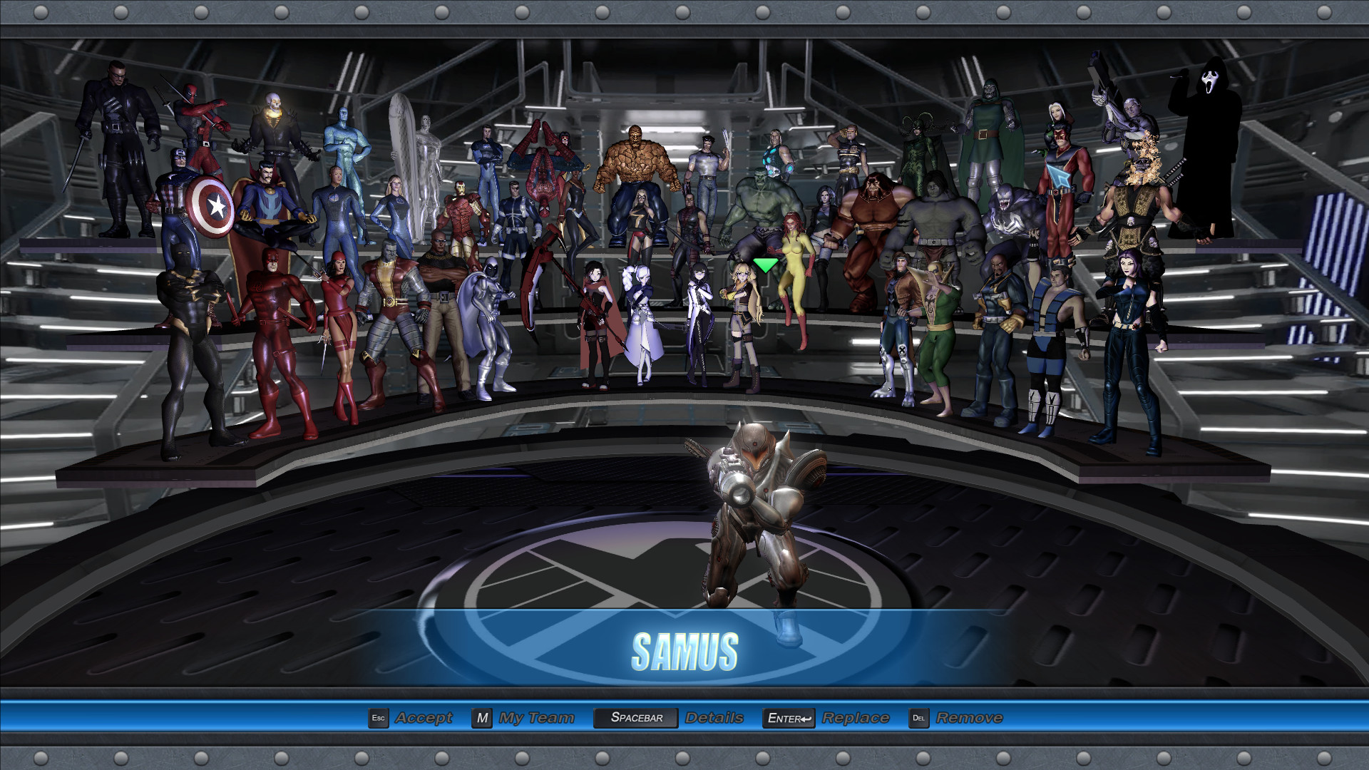 Metroid Prime 2: Echoes Dark Suit Samus Mod for Marvel: Ultimate ...