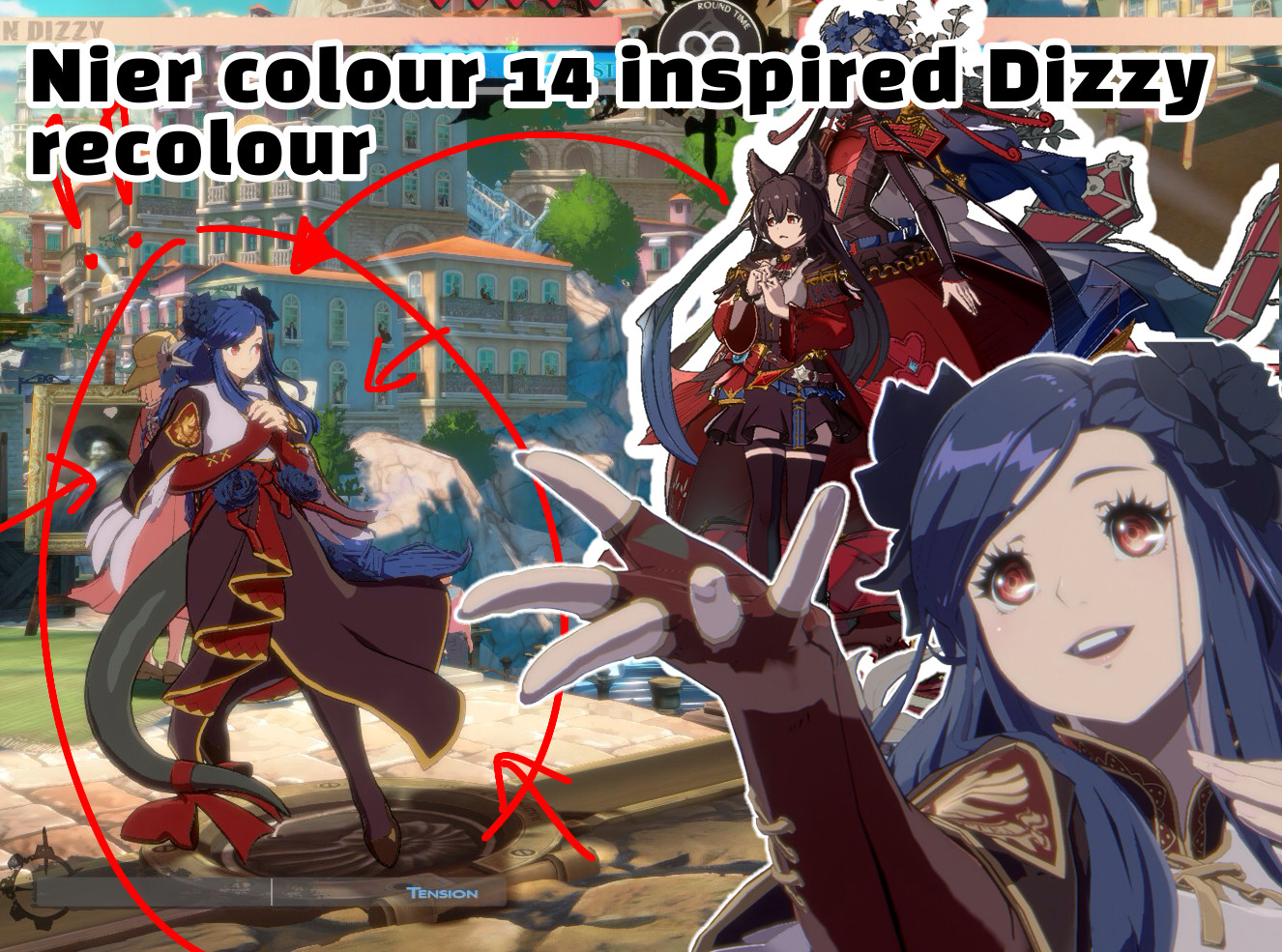 Nier color 14 inspired dizzy recolor Mod for GUILTY GEAR -STRIVE ...
