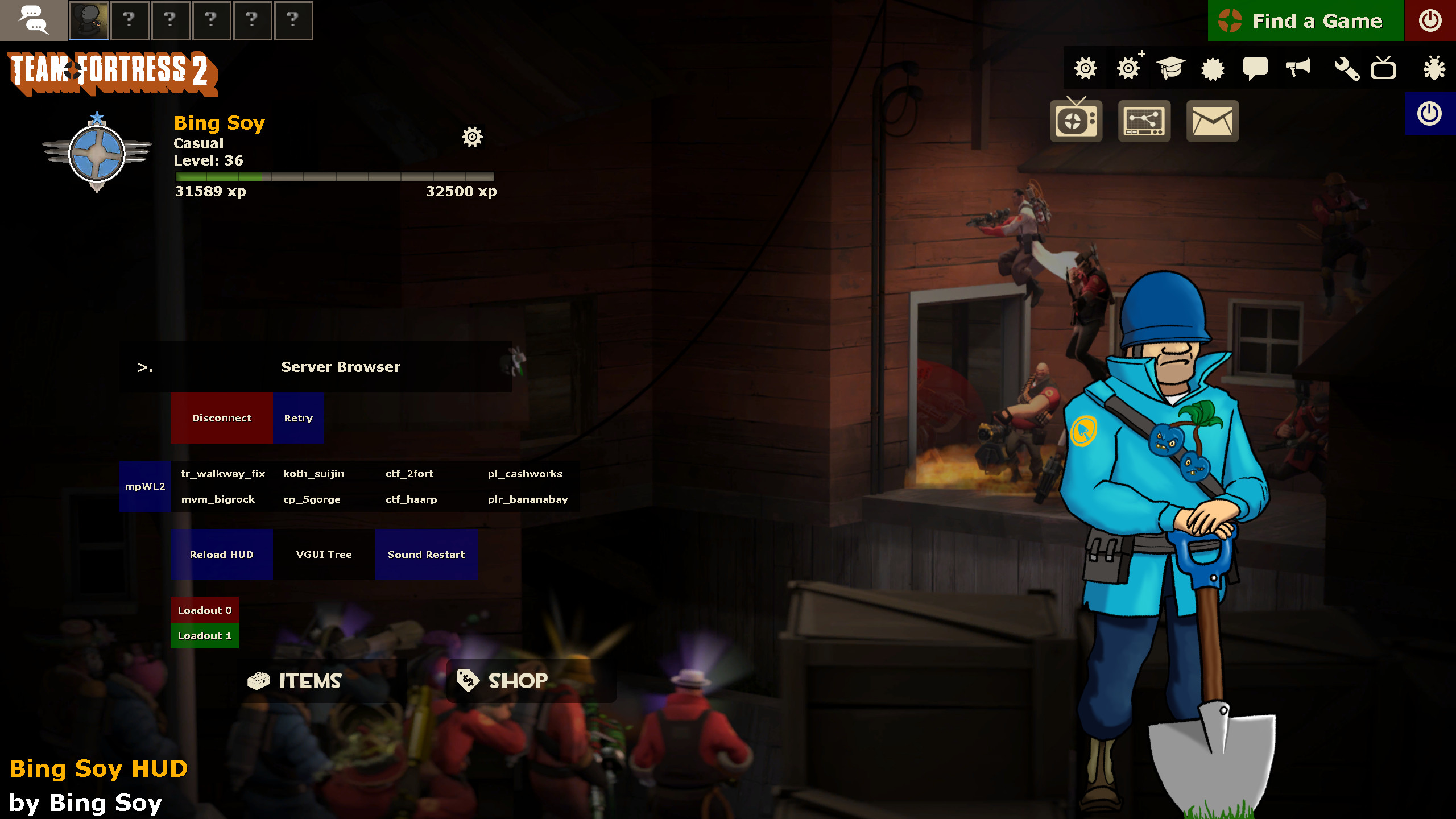Bing Soy HUD Mod for Team Fortress 2 | TF2 Mods