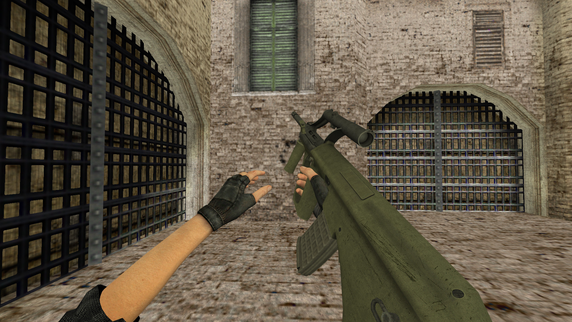 Steyr AUG A1 on COD17 Animations Mod for Counter-Strike 1.6 | CS1.6 Mods