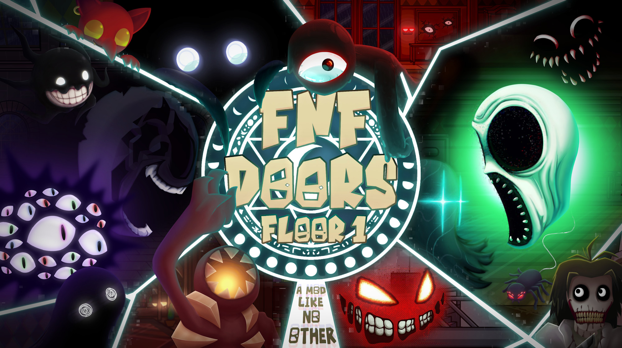 FNF : DOORS FLOOR 1 Mod for Friday Night Funkin' | FNF Mods