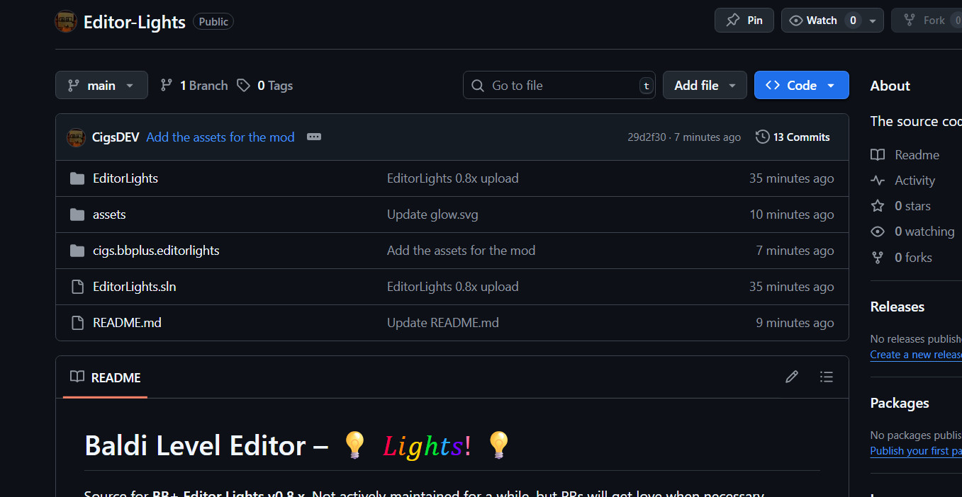 BB+ Level Editor - Lights! [Source Release] Mod for Baldi's Basics ...