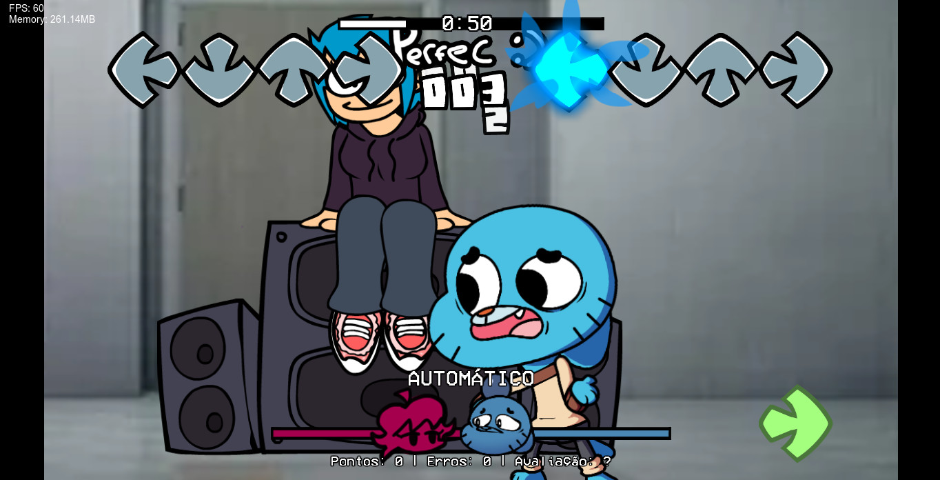 Playable Sad Gumball Mod for Friday Night Funkin' | FNF Mods