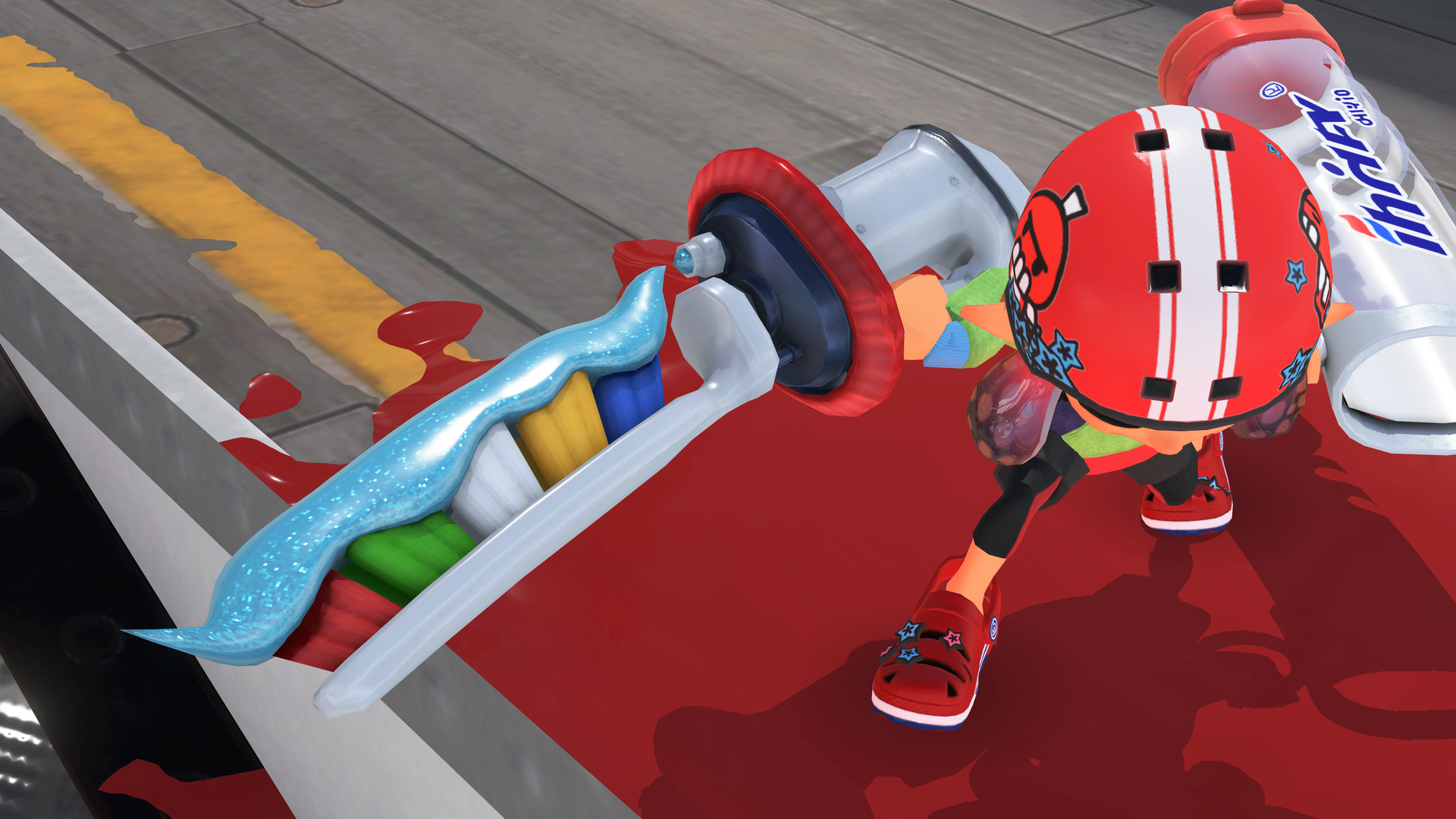 Sparkle Toothpaste Decavitator Mod for Splatoon 3 | Splatoon 3 Mods