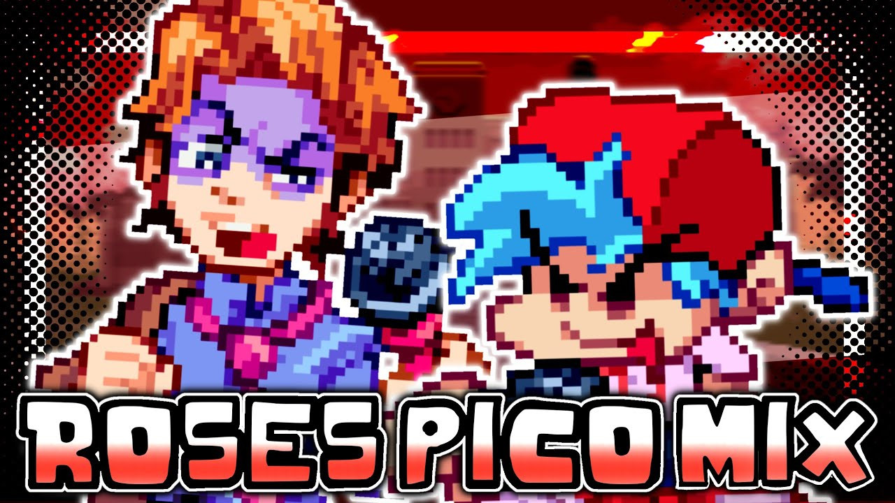 Roses Pico Mix (Bf Cover) Charted Mod for Friday Night Funkin' | FNF Mods