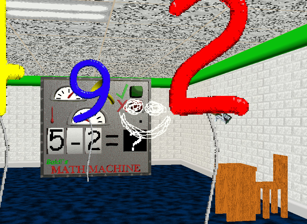Happy Scribble (A-120/A-200) Over Chalkles Mod for Baldi's Basics ...