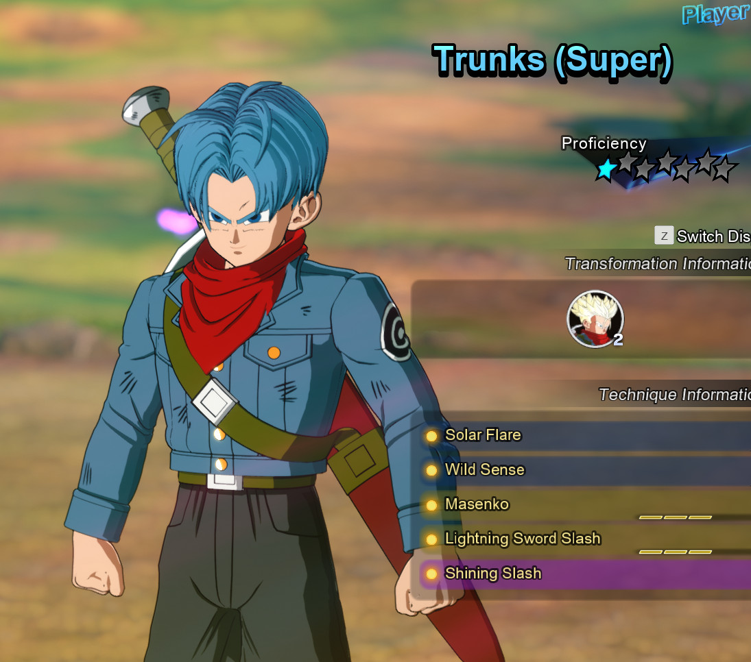 Trunks SS Rage Melee Only - NEW SLOT (6 MOVES) Mod for Dragon Ball ...