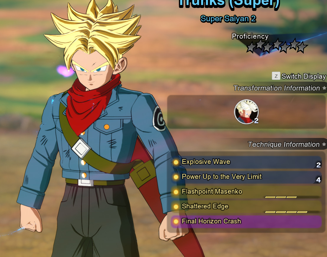 Trunks SS Rage Melee Only - NEW SLOT (6 MOVES) Mod for Dragon Ball ...