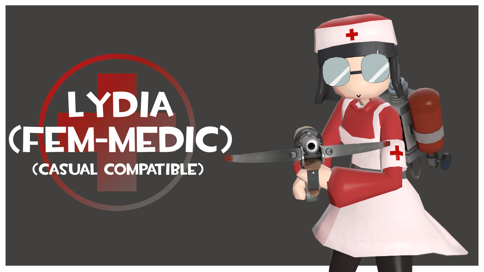 Lydia | Fem-Medic (Casual) Mod for Team Fortress 2 | TF2 Mods