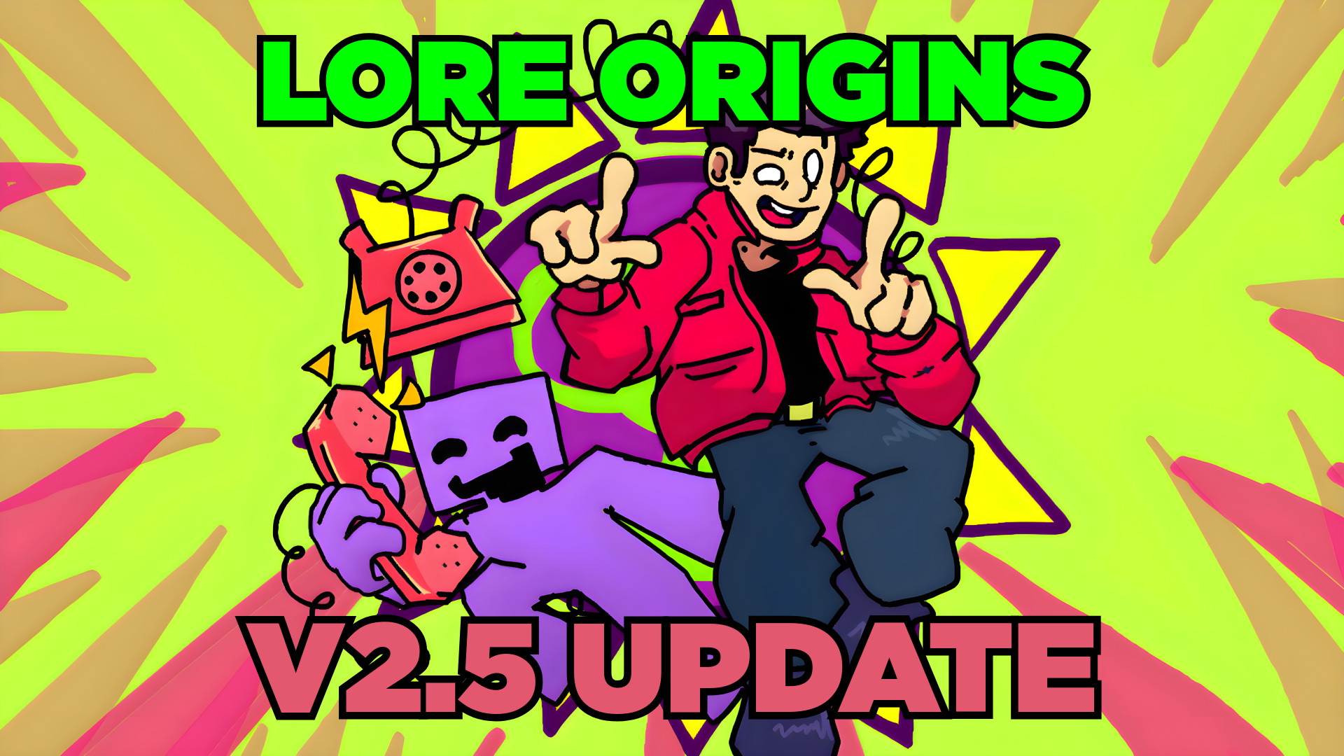 LORE ORIGINS v2.5 Mod for Friday Night Funkin' | FNF Mods