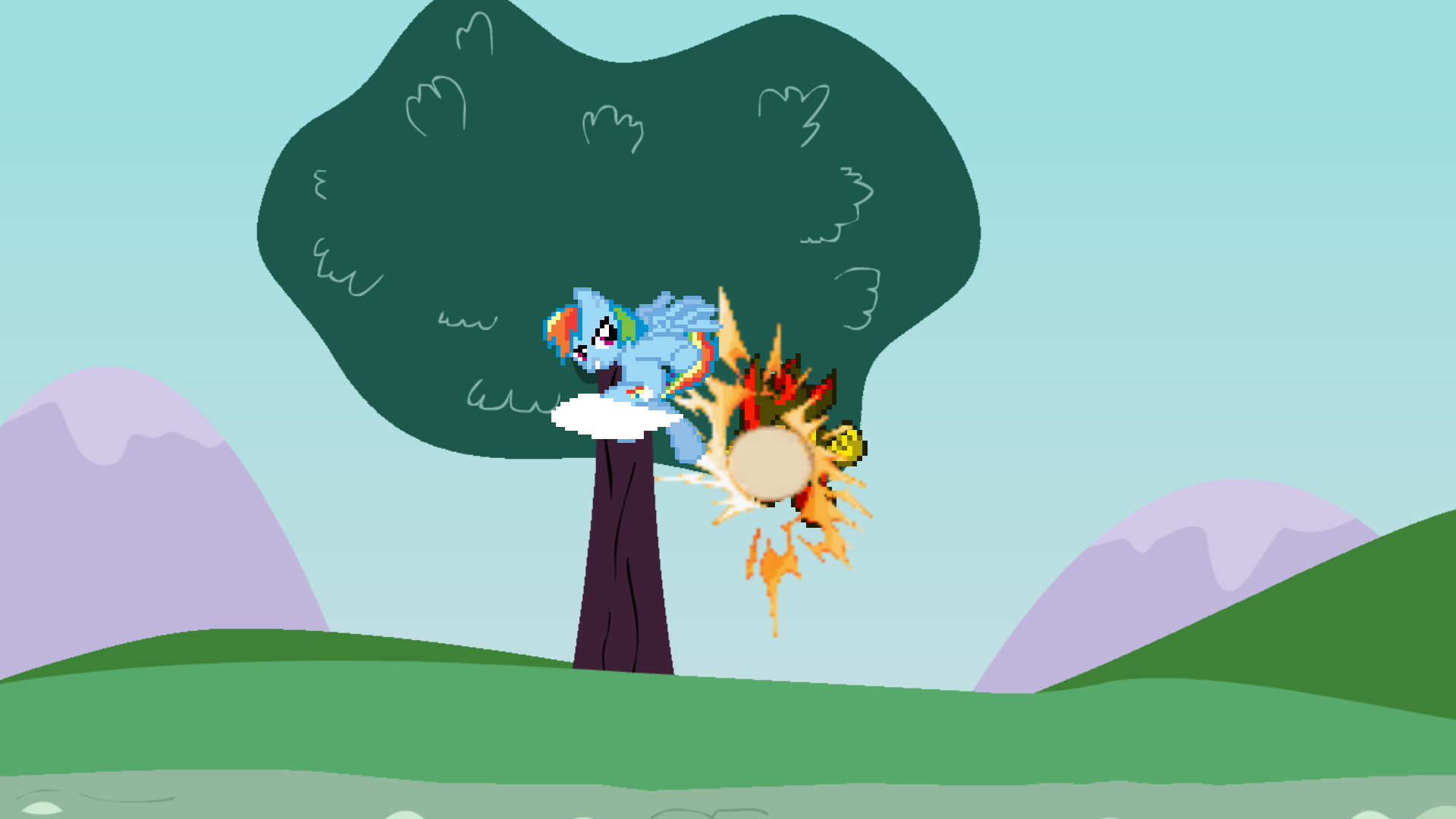 Rainbow Dash Mod for Super Mario Bros. Z: The Game | SMBZ-G Mods