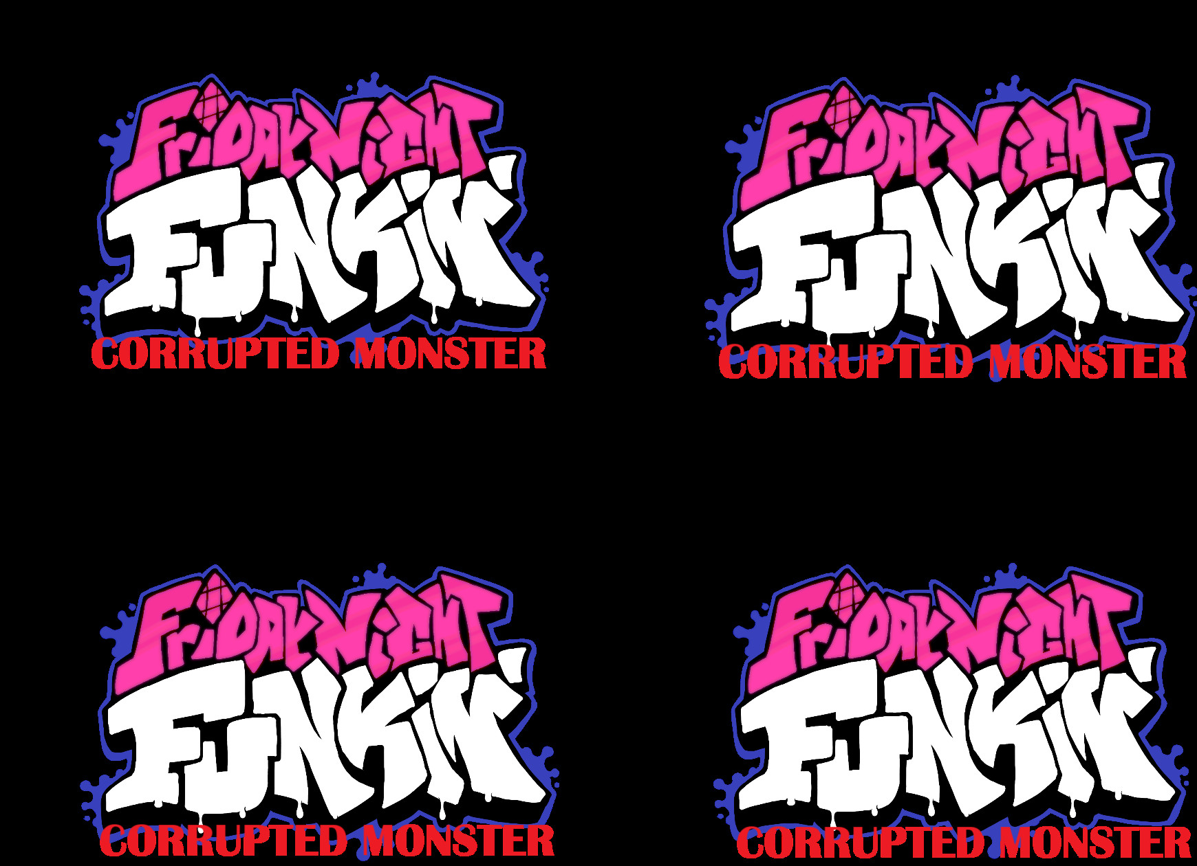 FNF CORRUPTED MONSTER Mod for Friday Night Funkin' | FNF Mods