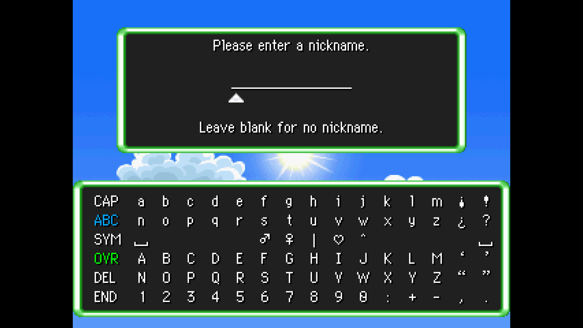 On Screen Keyboard Mod for Pokémon Mystery Dungeon: Origins | PMDO Mods