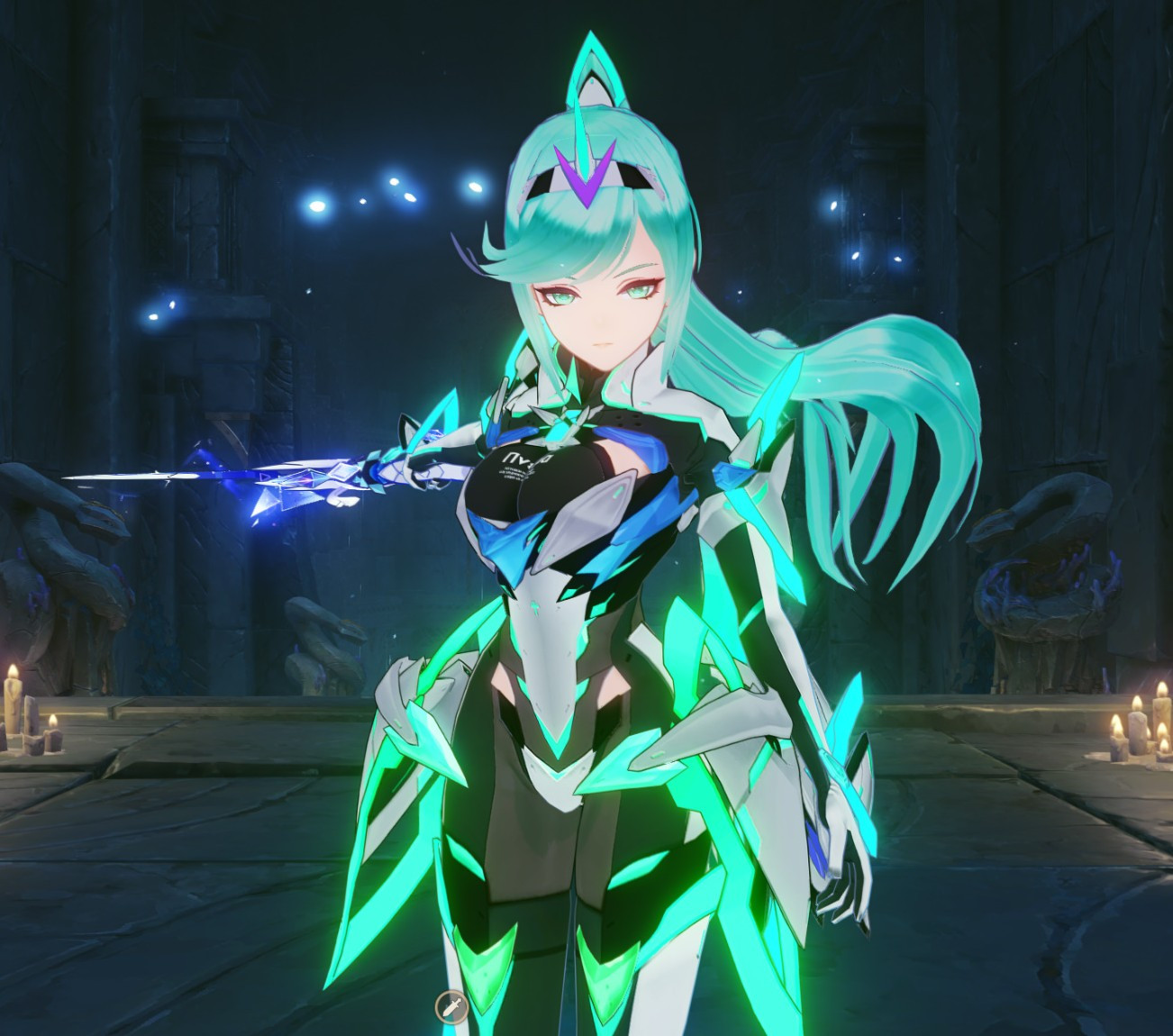 Pneuma XC2 - Skirk | Xenoblade Chronicles 2 Mod for Genshin Impact | GI ...