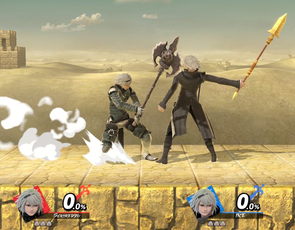 Nier (Brother version) import for Ike Mod for Super Smash Bros ...