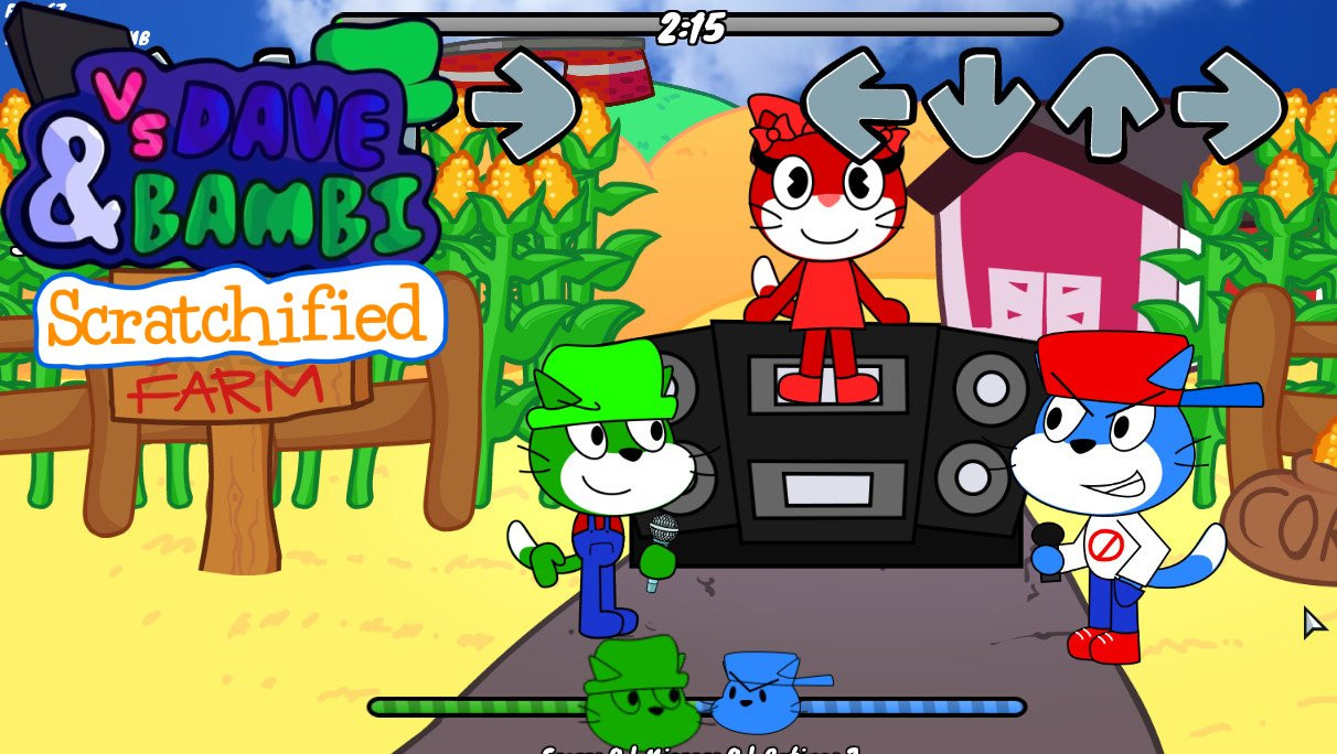 Vs. Dave and Bambi: Scratchified Mod for Friday Night Funkin' | FNF Mods