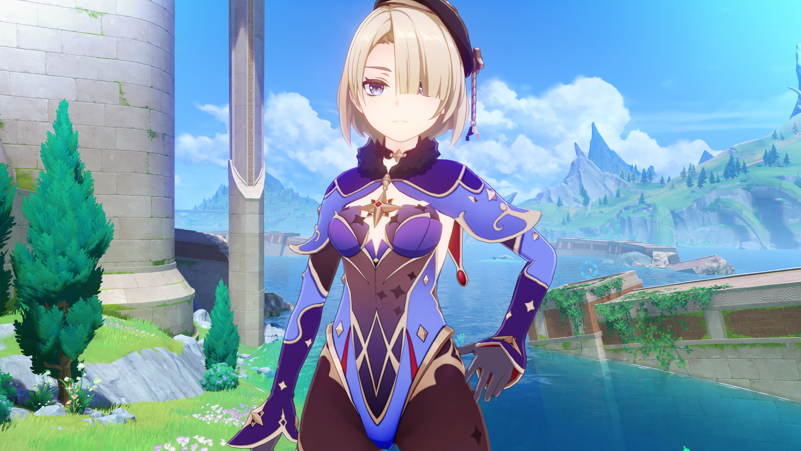 Freminet mona outfit Mod for Genshin Impact | GI Mods