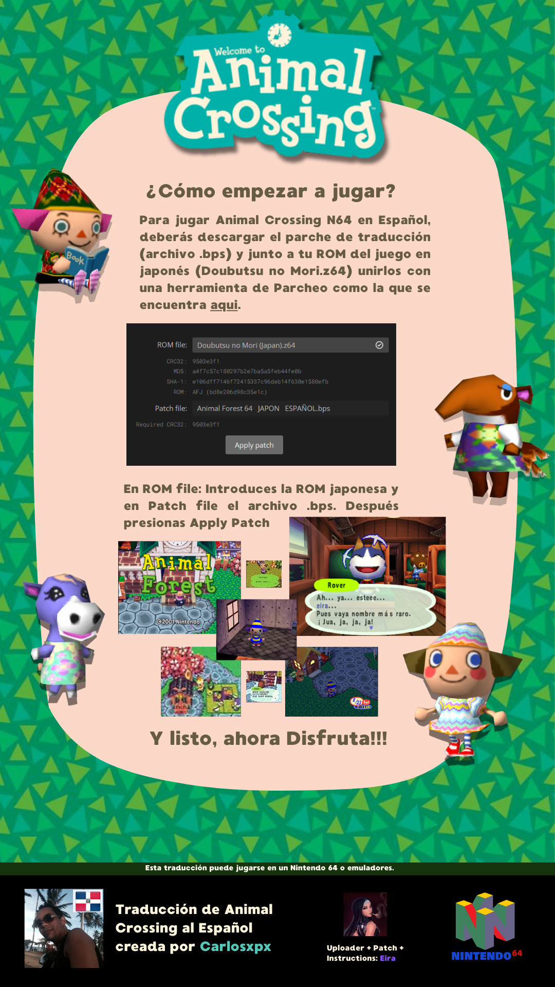 Animal Crossing 64 en Español Mod for Animal Crossing | AC Mods