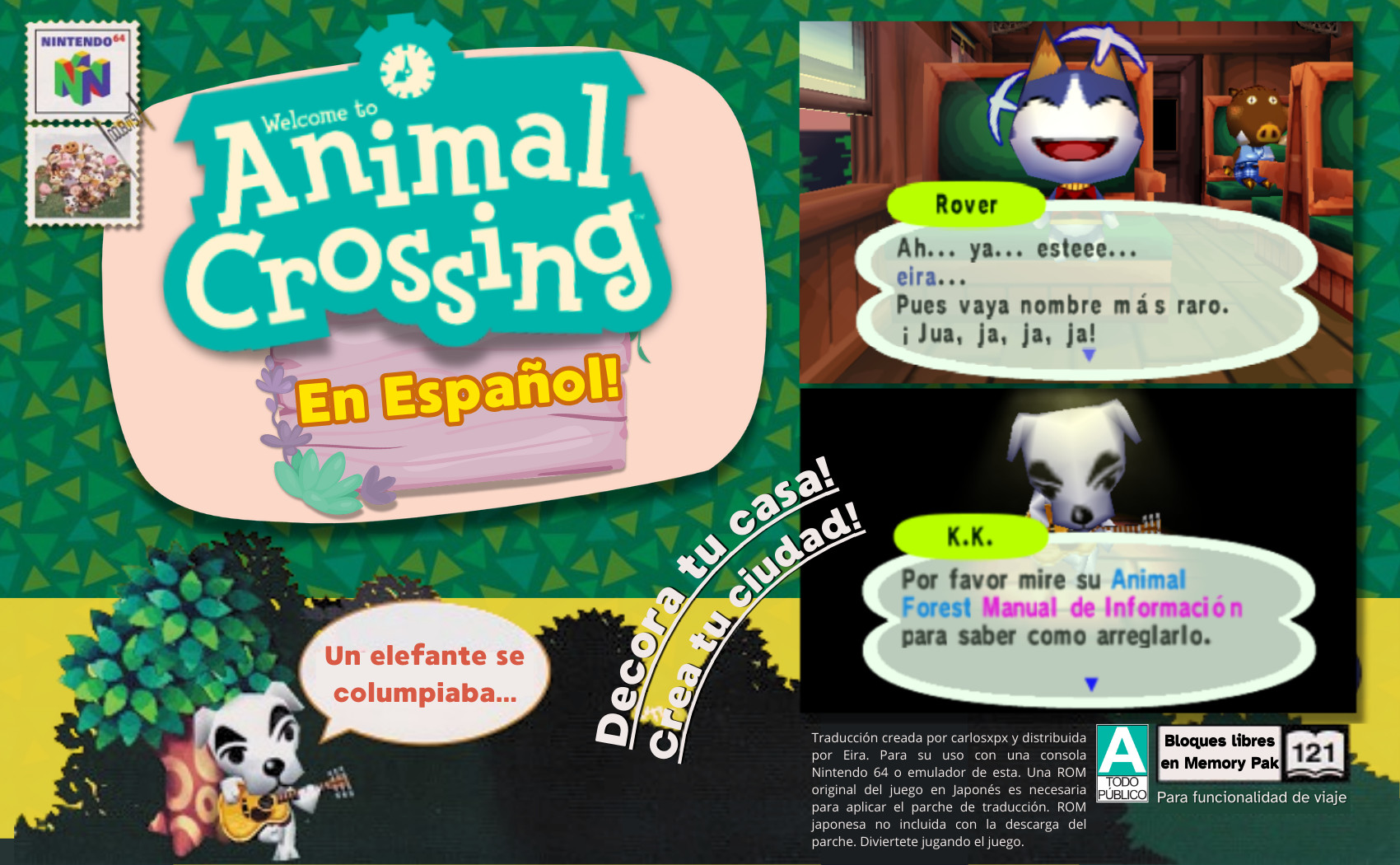 Animal Crossing 64 en Español Mod for Animal Crossing | AC Mods