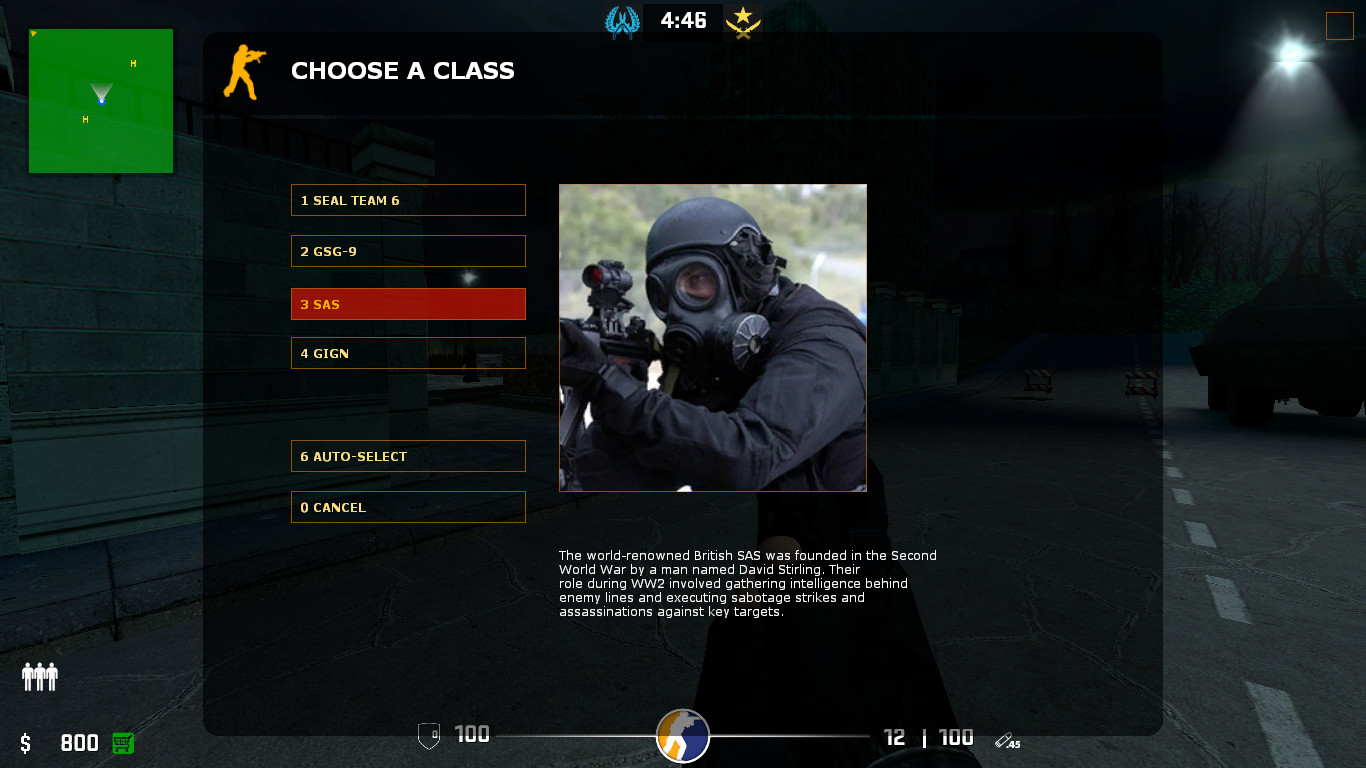 Simple Class Menu mB Mod for Counter-Strike: Source | CS:S Mods