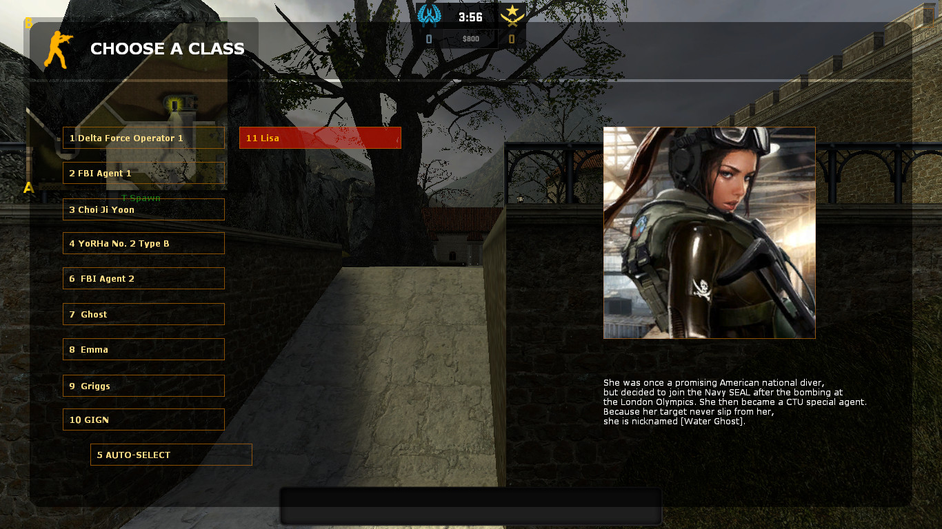 Simple Class Menu mB Mod for Counter-Strike: Source | CS:S Mods