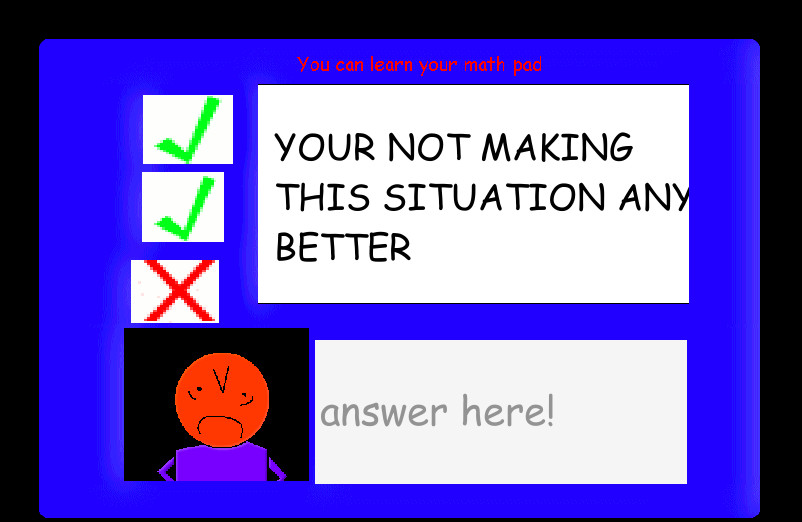 steven BASICS and learning & hey its time for math Mod for Baldi's ...