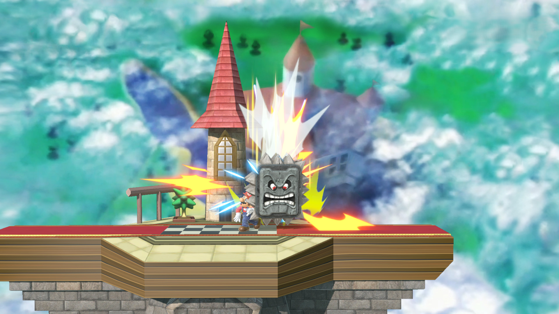 (REQUEST) Thwomp (Mario) Over Bowser c04 Mod for Super Smash Bros ...