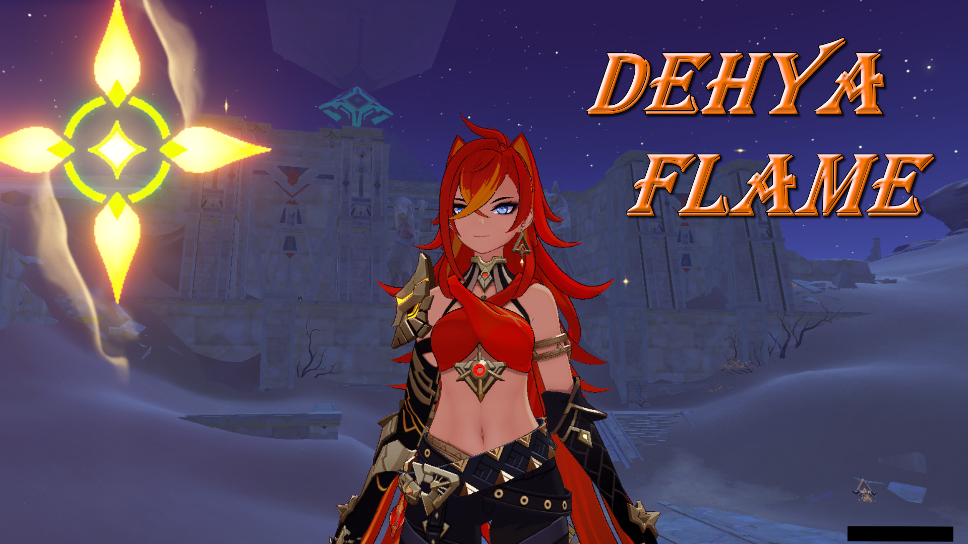 Flame Dehya w/ New Pants Mod for Genshin Impact | GI Mods
