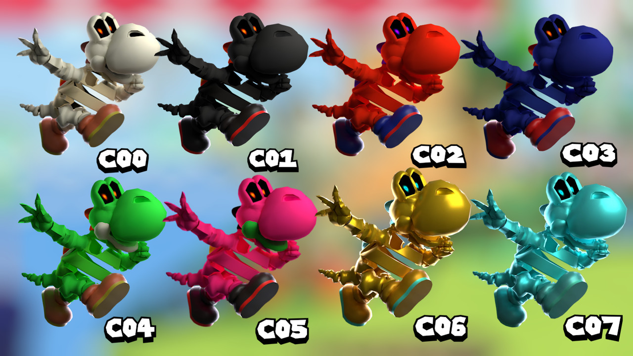 Dry Yoshi Mod for Super Smash Bros. Ultimate | SSBU Mods