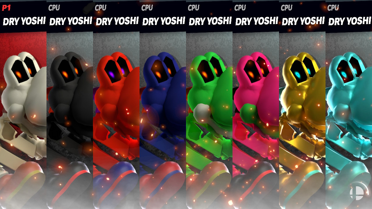 Dry Yoshi Mod for Super Smash Bros. Ultimate | SSBU Mods