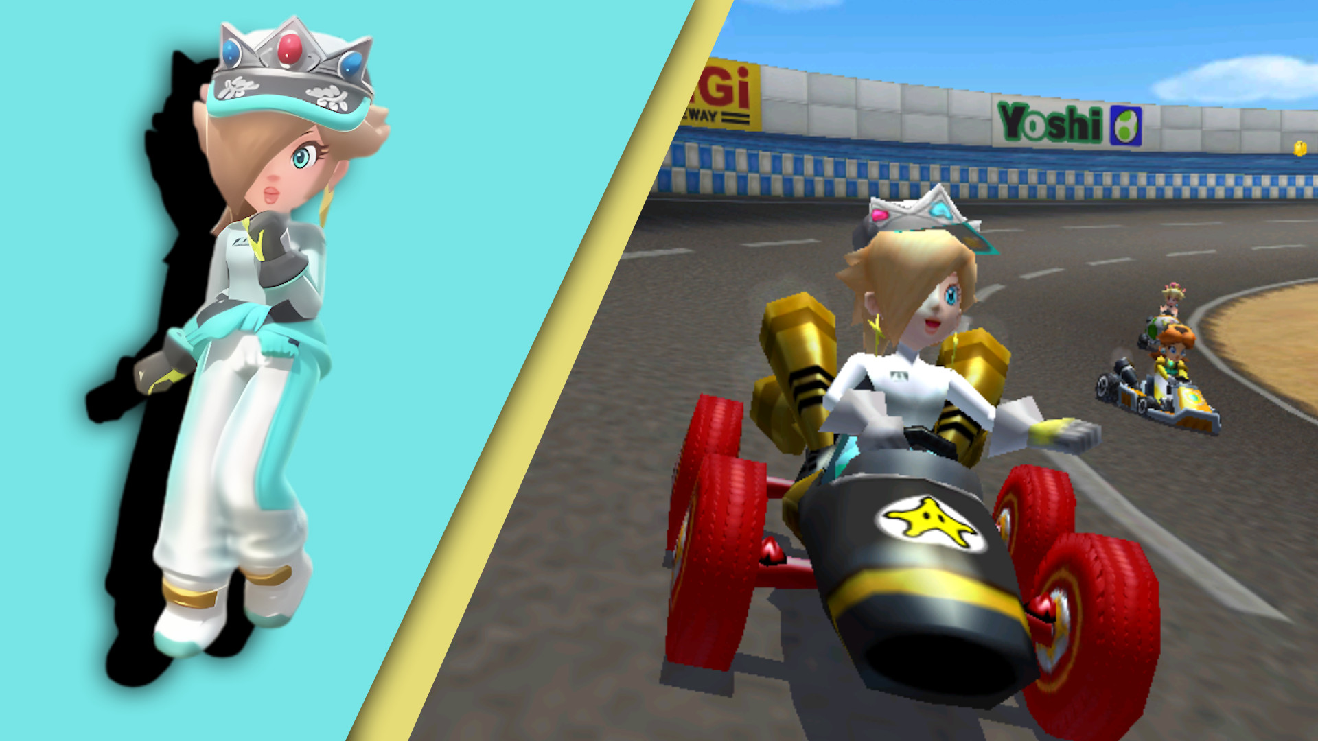 Rosalina (Pro Racer) Mod for Mario Kart 7 | MK7 Mods