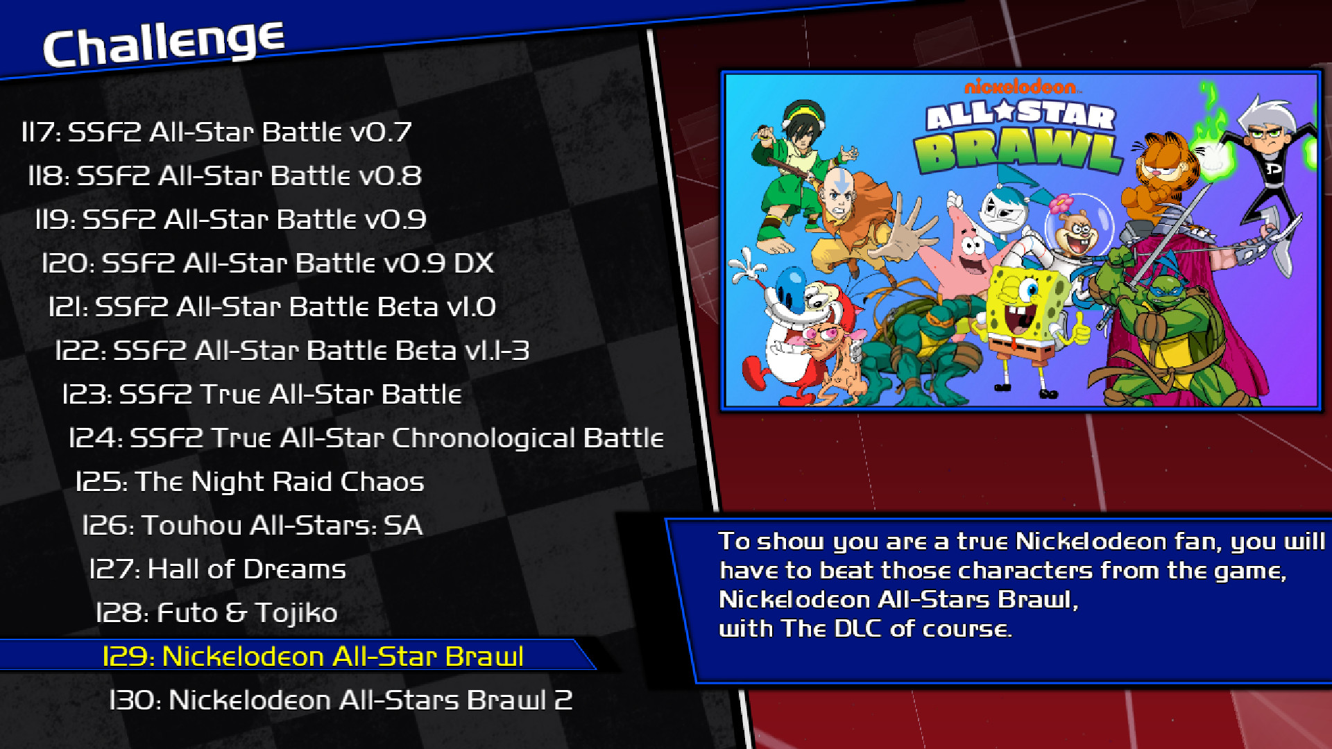 Nickelodeon All-Star Brawl 1+2 Challenges Mod for Super Smash Bros ...