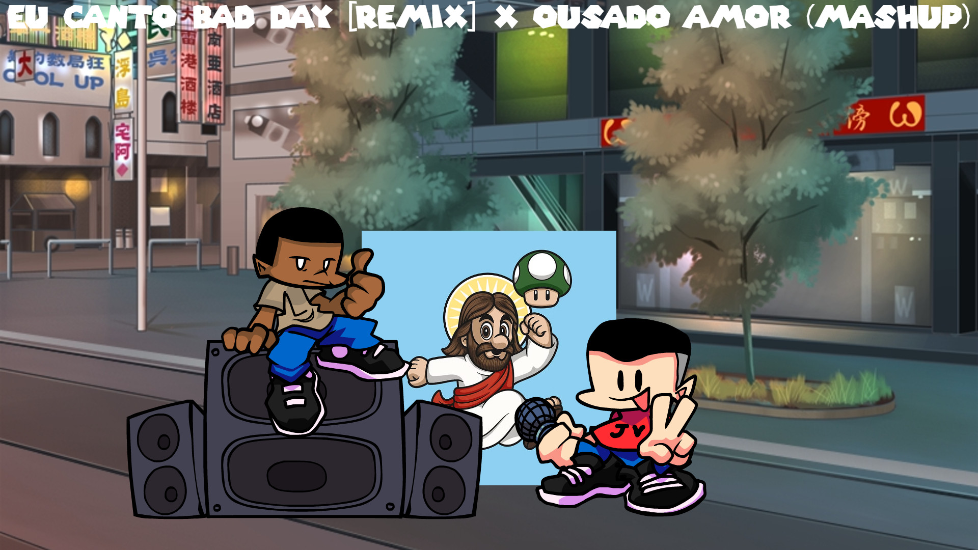 Eu Canto Bad Day [Remix] X Ousado Amor (Mashup) Mod for Friday Night ...
